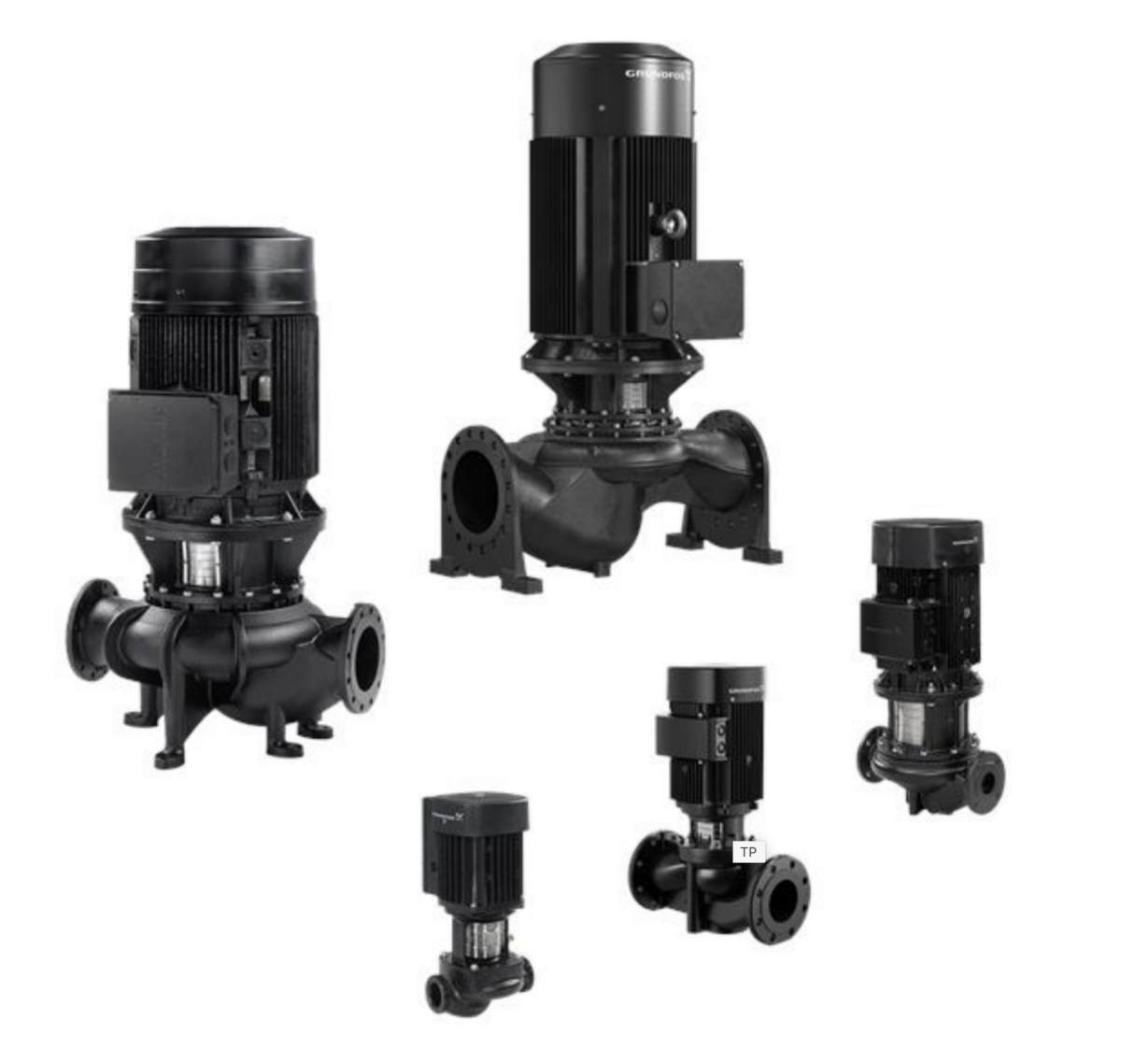 Grundfos TP Vertical Inline Volute Pumps - SPS